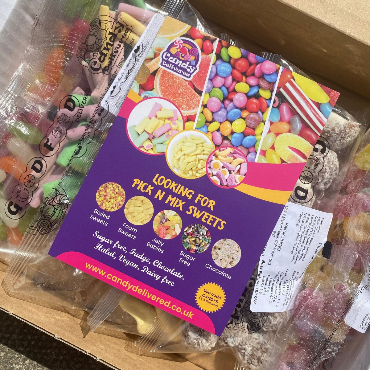 Retro Pick & Mix Sweets Variety Box - Candy Delivered from £15.00
